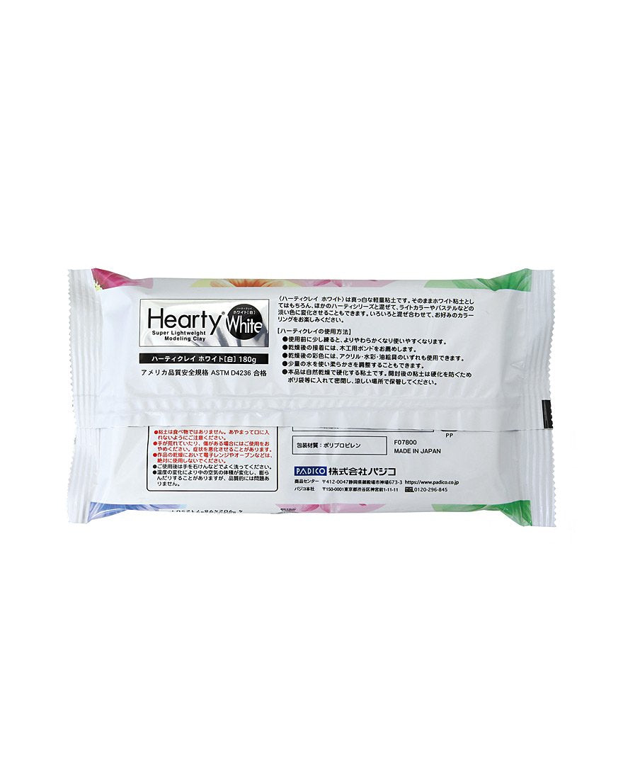 Hearty Clay White 180g – PADICOSHOP